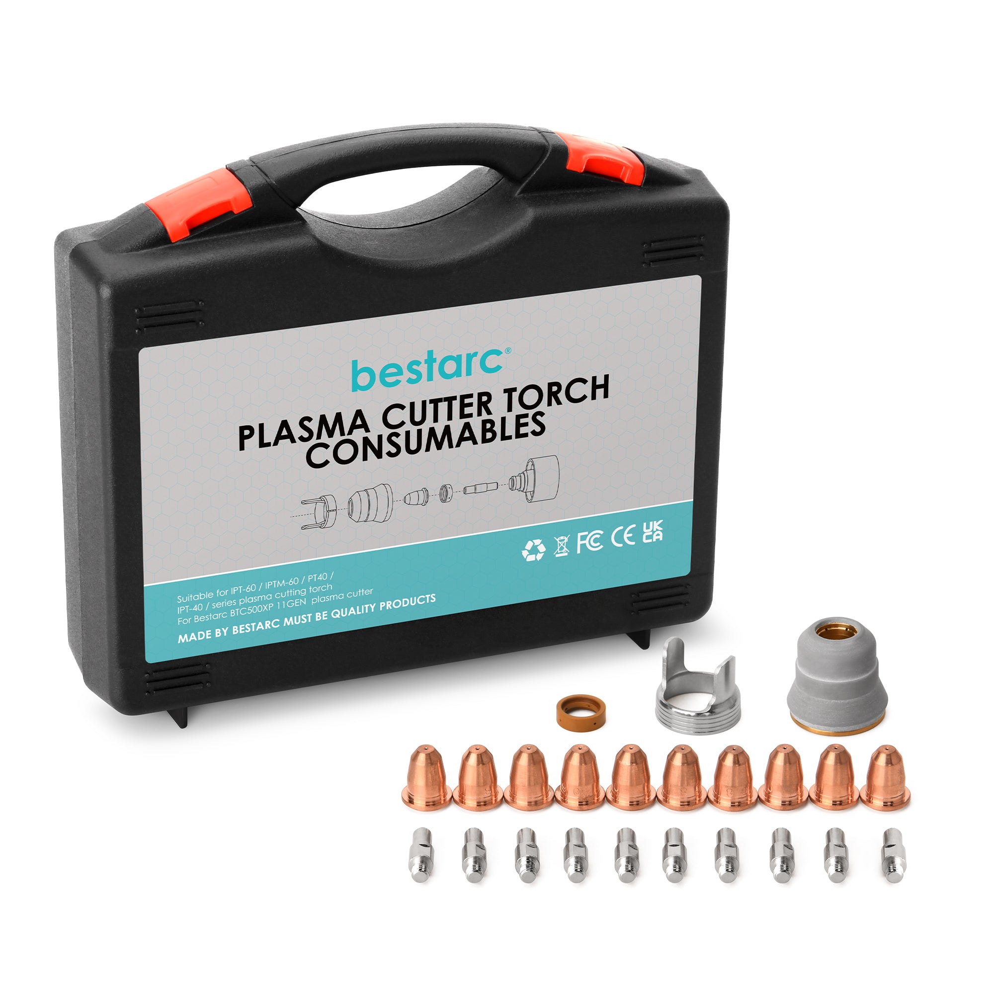 IPT60 Plasma Cutting Torch Tip Nozzles Kit – BESTARC