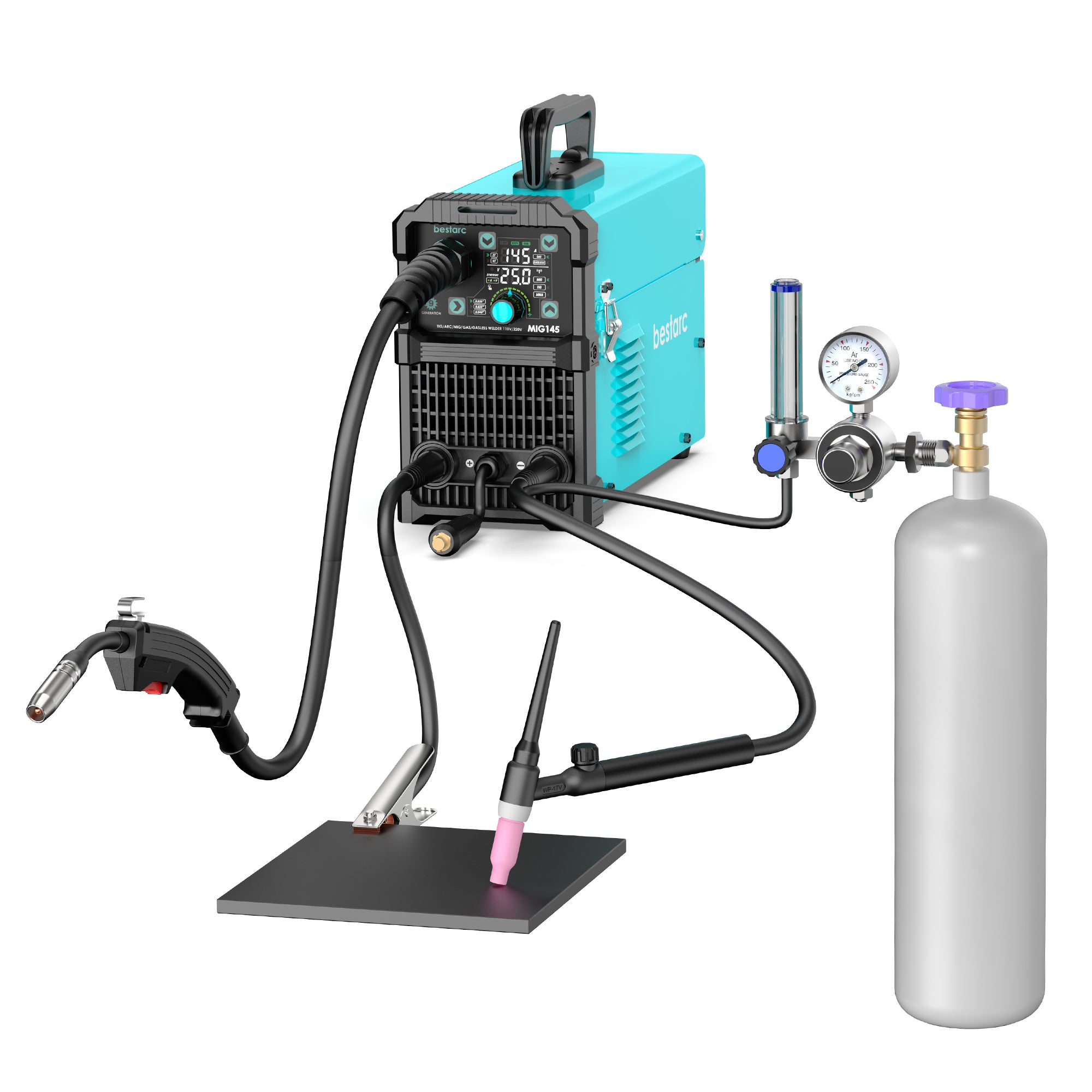 13FT 150Amp TIG17V Air-Cooled Lift Tig Torch for ARC200/MIG145/MIG165 ...